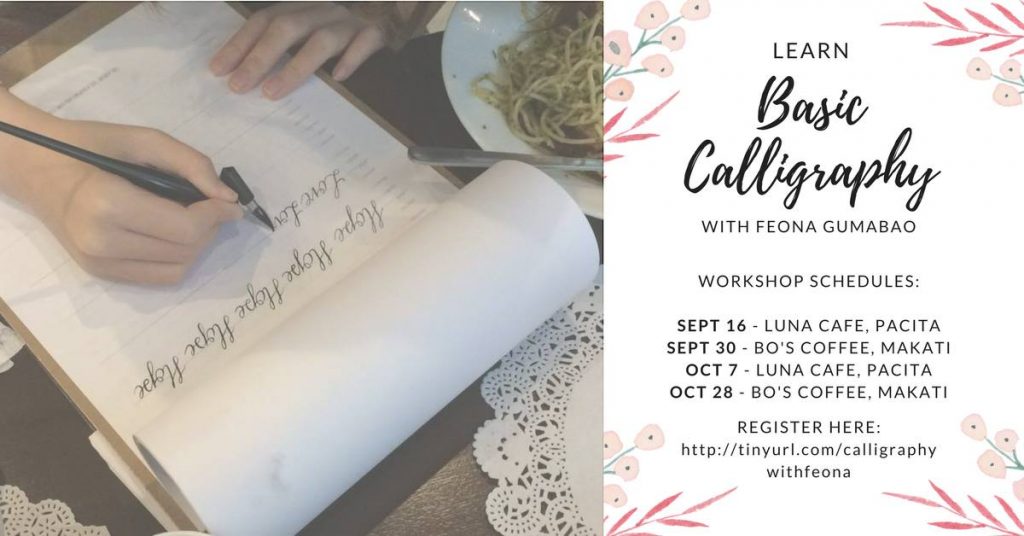 Basic Calligraphy Workshop with Feona Gumabao | Philippine Primer