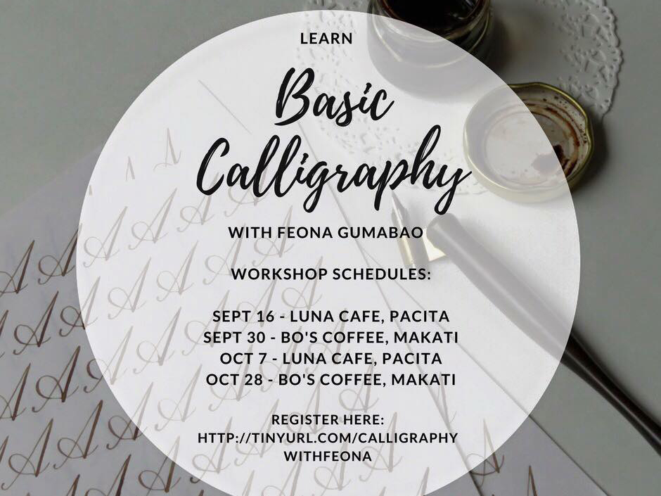 Basic Calligraphy Workshop with Feona Gumabao | Philippine Primer