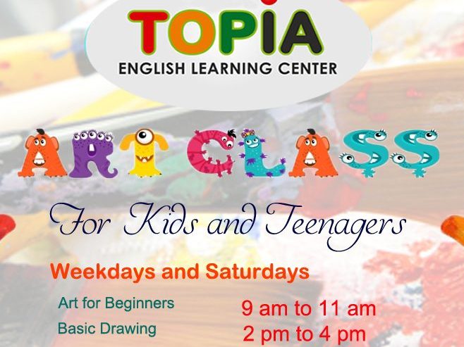 Topia English Learning Center’s Open Art Class for Children ...