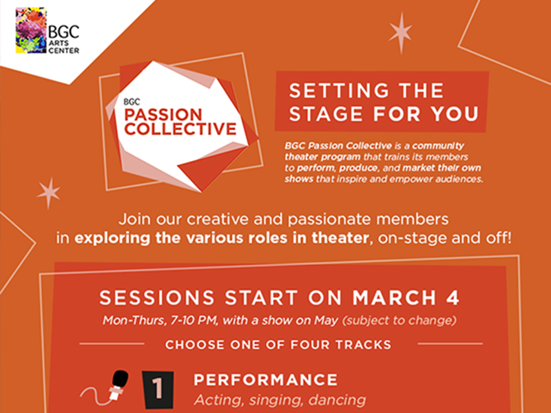 BGC Passion Collective: Learn to Perform and Produce a Theater Show ...