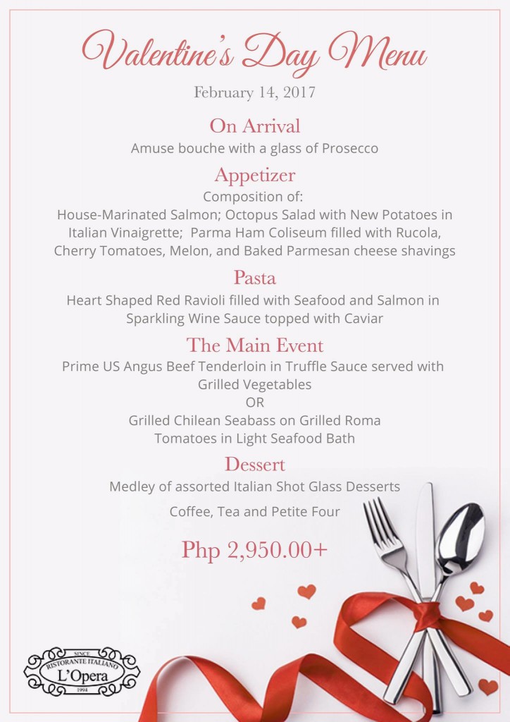 List of Valentine’s Day promos in Manila | Philippine Primer