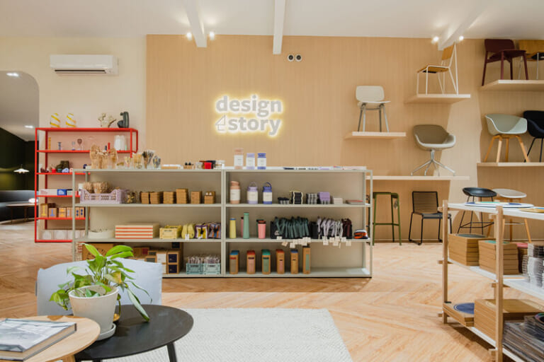 Design Story in Makati: Sophisticated Furniture Showroom and Cafe in ...