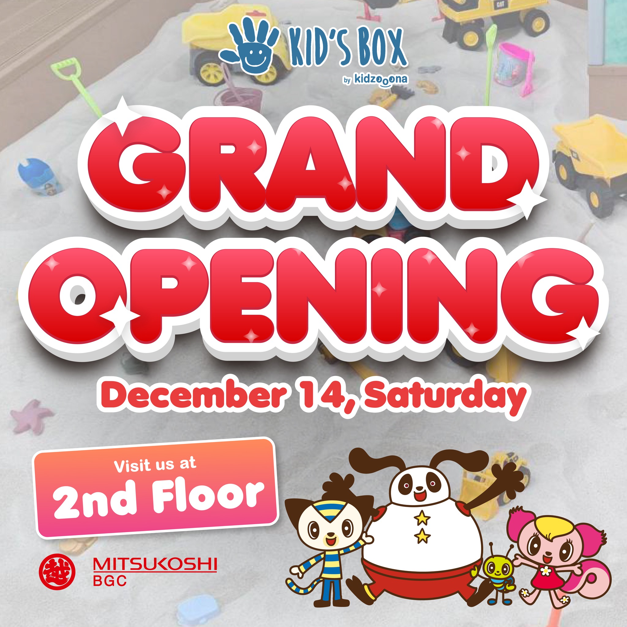 NOW OPEN: Kids Box by Kidzoona in Mitsukoshi BGC | Philippine Primer